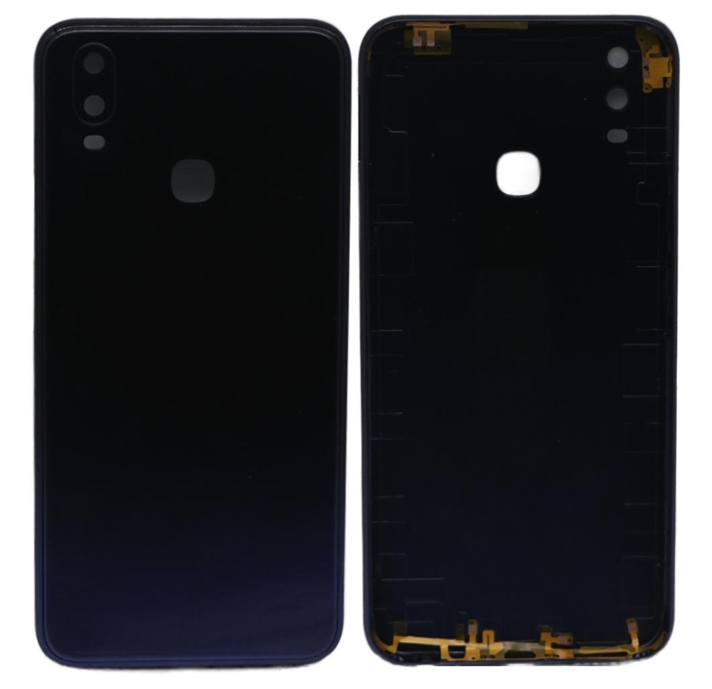 Back Panel Cover for Vivo Y11 2019 - Black - Maxbhi.com