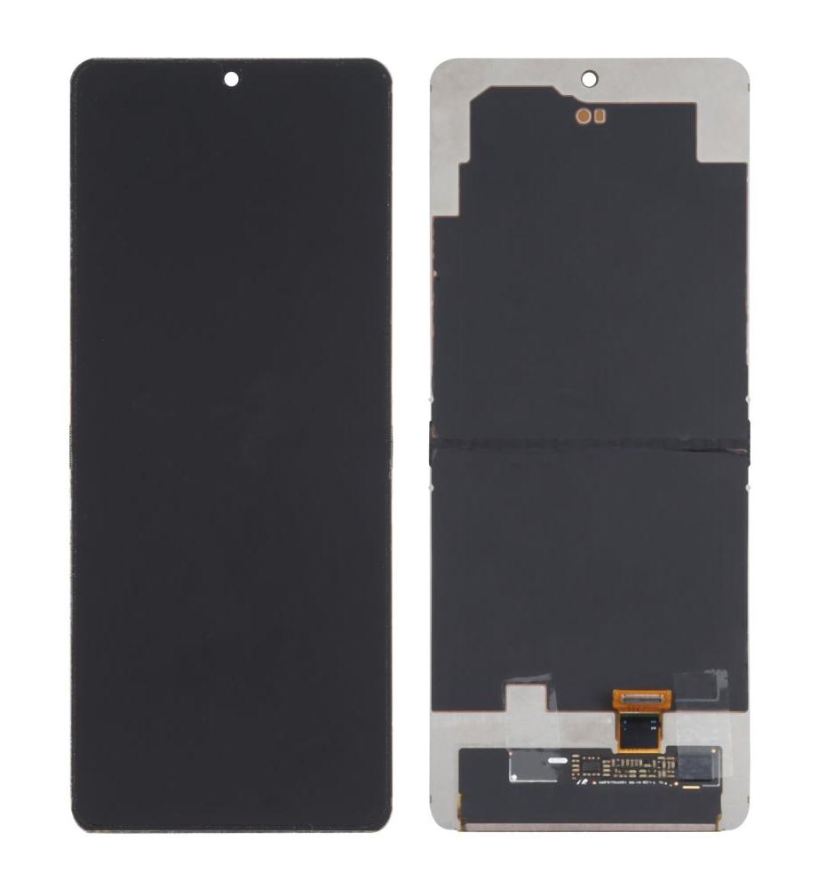LCD with Touch Screen for Samsung Galaxy Z Flip - Black by Maxbhi.com