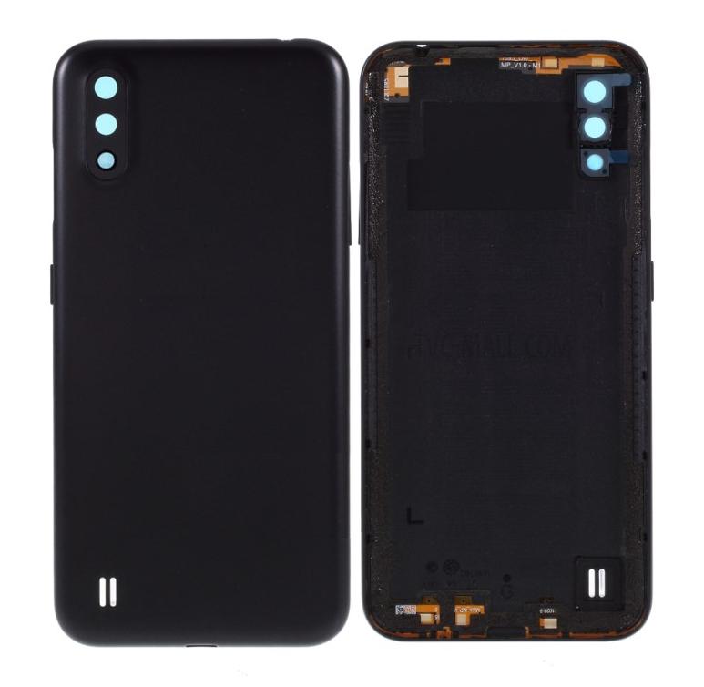 Back Panel Cover for Samsung Galaxy A01 - Black - Maxbhi.com