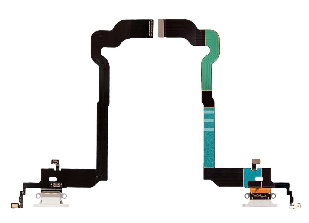Charging Connector Flex PCB Board for Apple iPhone X by Maxbhi.com