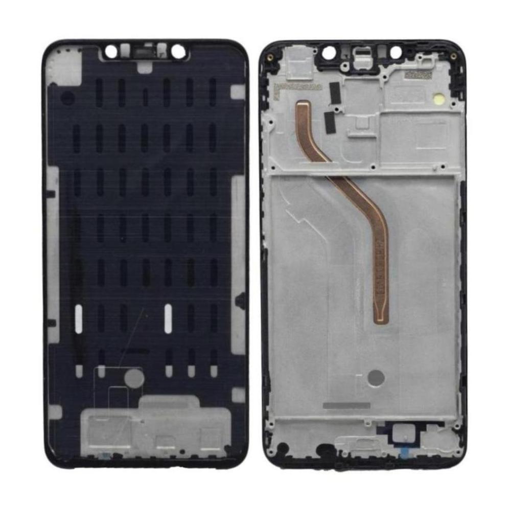 LCD Frame Middle Chassis for Xiaomi Pocophone F1 - Black by Maxbhi.com