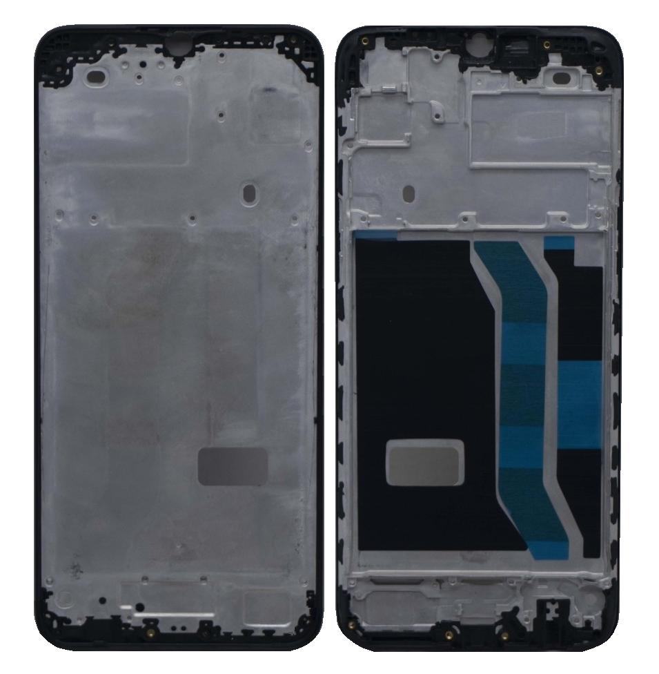 LCD Frame Middle Chassis for Realme C3 - Black by Maxbhi.com