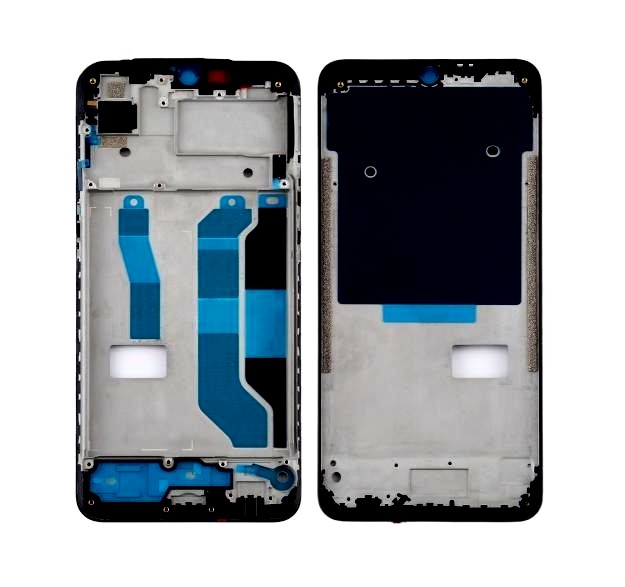 LCD Frame Middle Chassis for Realme 3 Pro - Black by Maxbhi.com