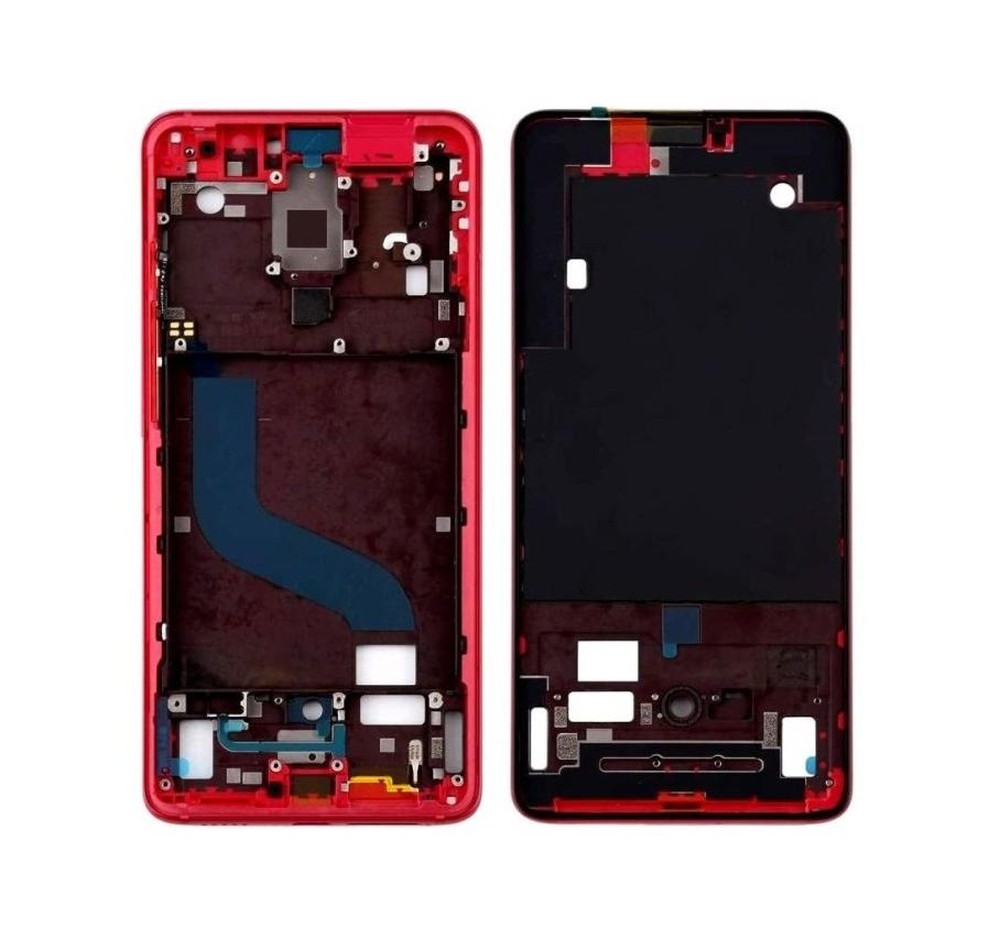 LCD Frame Middle Chassis for Xiaomi Redmi K20 Pro - Red by Maxbhi.com