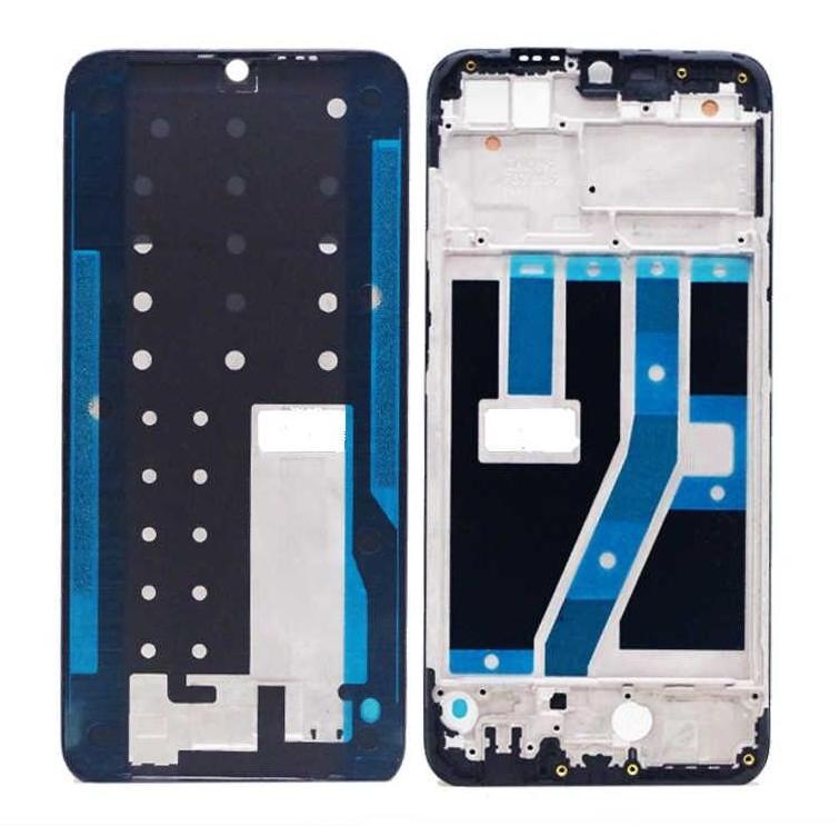 LCD Frame Middle Chassis for Realme C2 - Black by Maxbhi.com