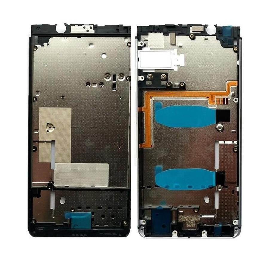 LCD Frame Middle Chassis for BlackBerry Keyone - Red by Maxbhi.com