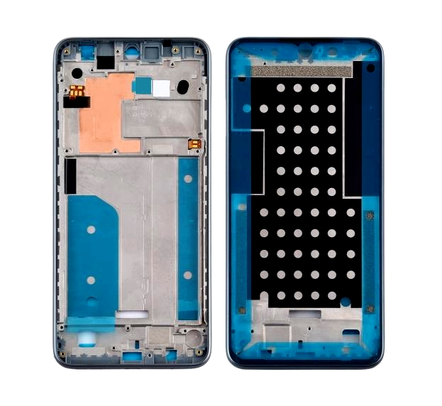 LCD Frame Middle Chassis for Nokia 7.2 - White by Maxbhi.com