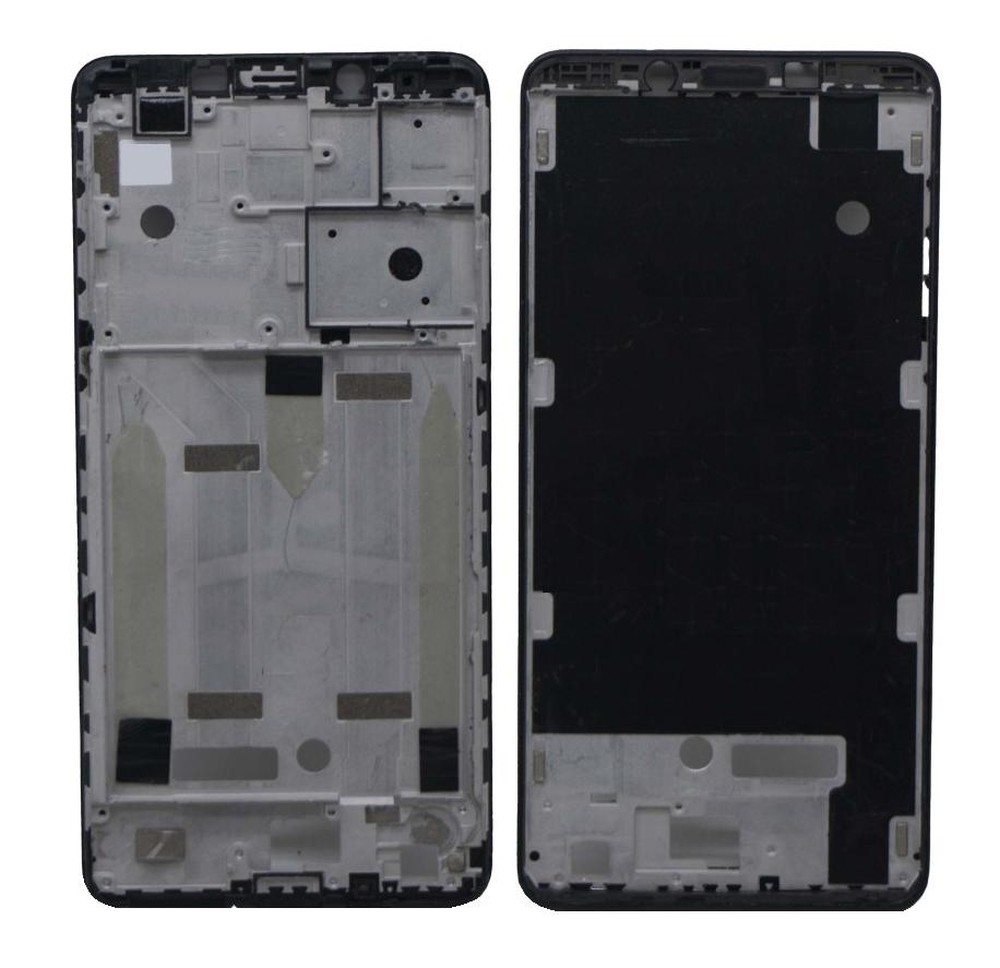 LCD Frame Middle Chassis for Nokia 3.1 Plus - Black by Maxbhi.com
