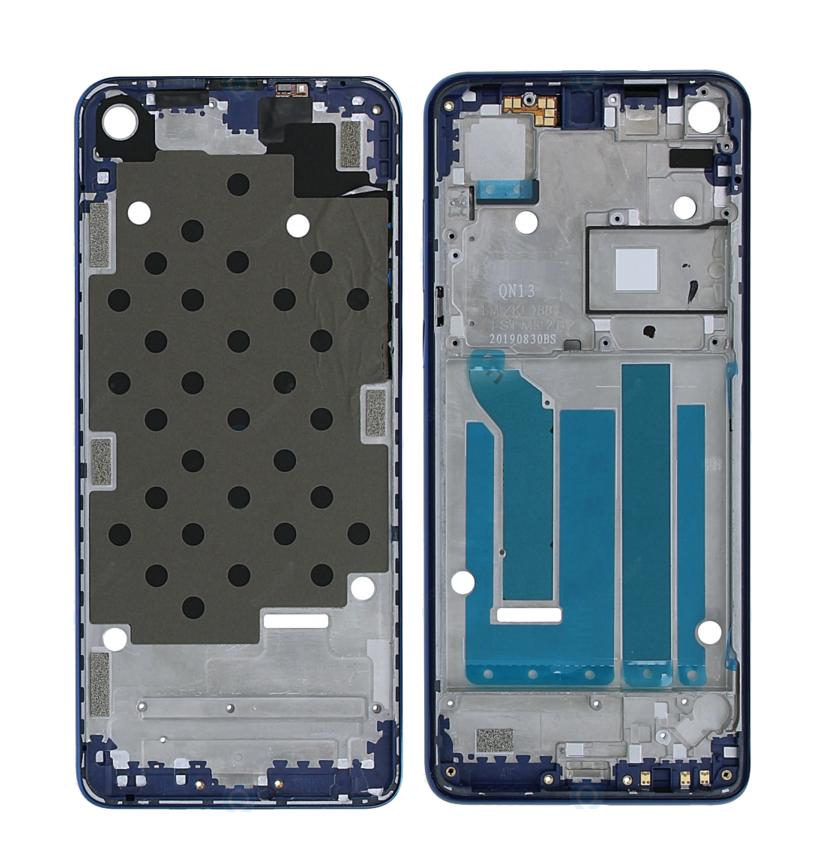 LCD Frame Middle Chassis for Motorola One Vision - White by Maxbhi.com