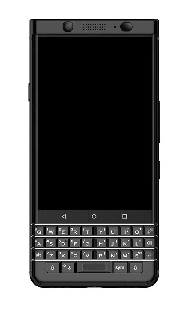 LCD Frame Middle Chassis for Blackberry KEYone Limited Edition Black ...