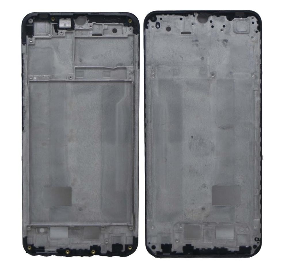 LCD Frame Middle Chassis for Vivo Y91 - Black by Maxbhi.com