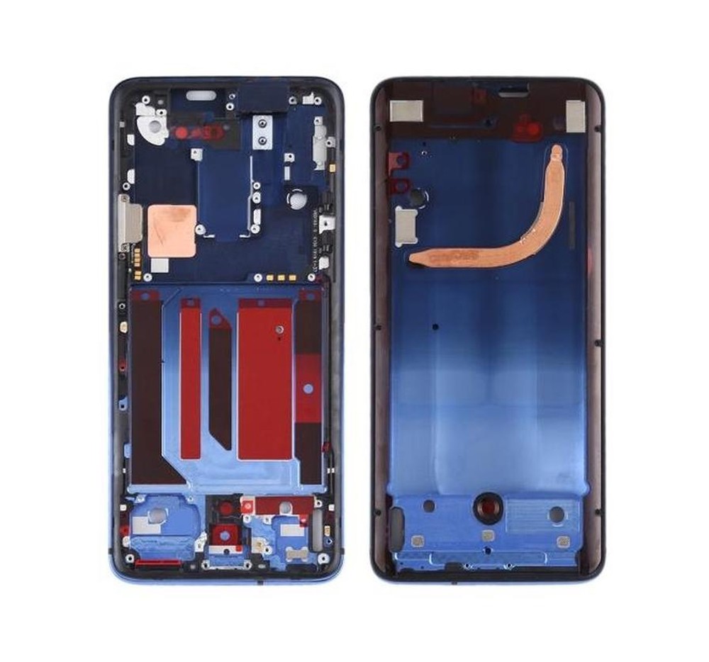 LCD Frame Middle Chassis for OnePlus 7T Pro - Blue by Maxbhi.com