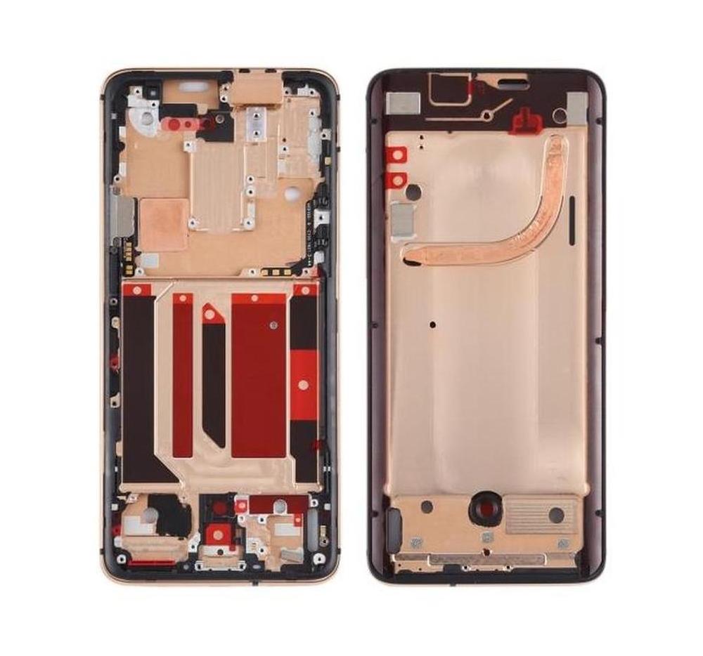 LCD Frame Middle Chassis for OnePlus 7T Pro - White by Maxbhi.com