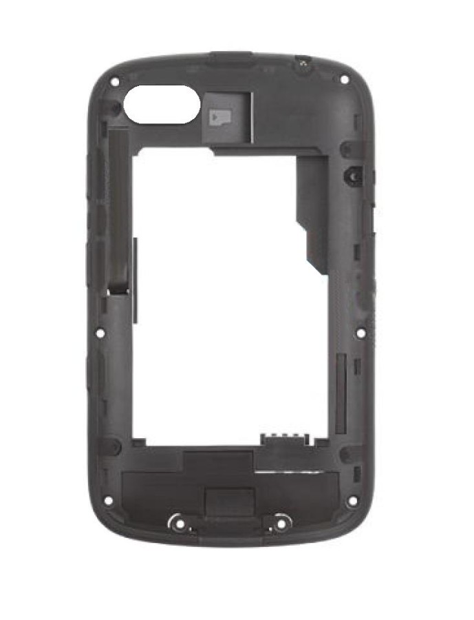 LCD Frame Middle Chassis for BlackBerry 9720 - Blue by Maxbhi.com