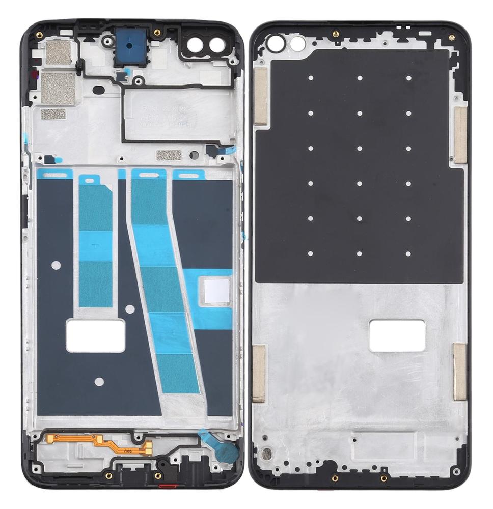 LCD Frame Middle Chassis for Oppo A52 - Black by Maxbhi.com