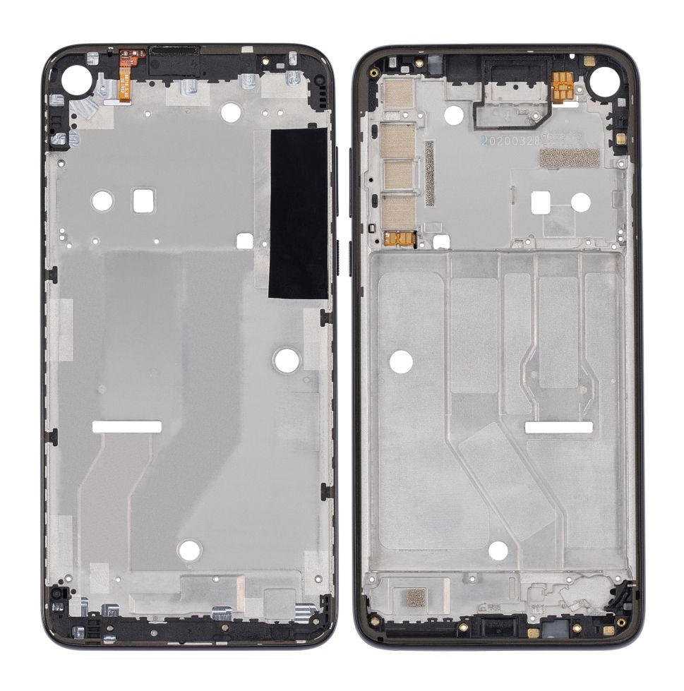 LCD Frame Middle Chassis for Motorola Moto G8 Power - Black by Maxbhi.com