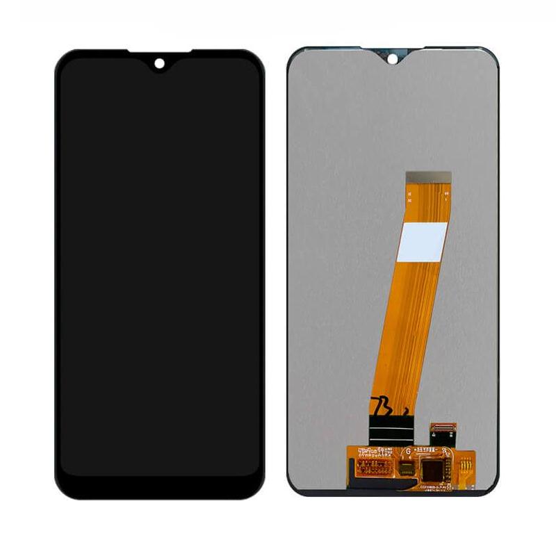 LCD with Touch Screen for Samsung Galaxy M01s - Grey by Maxbhi.com