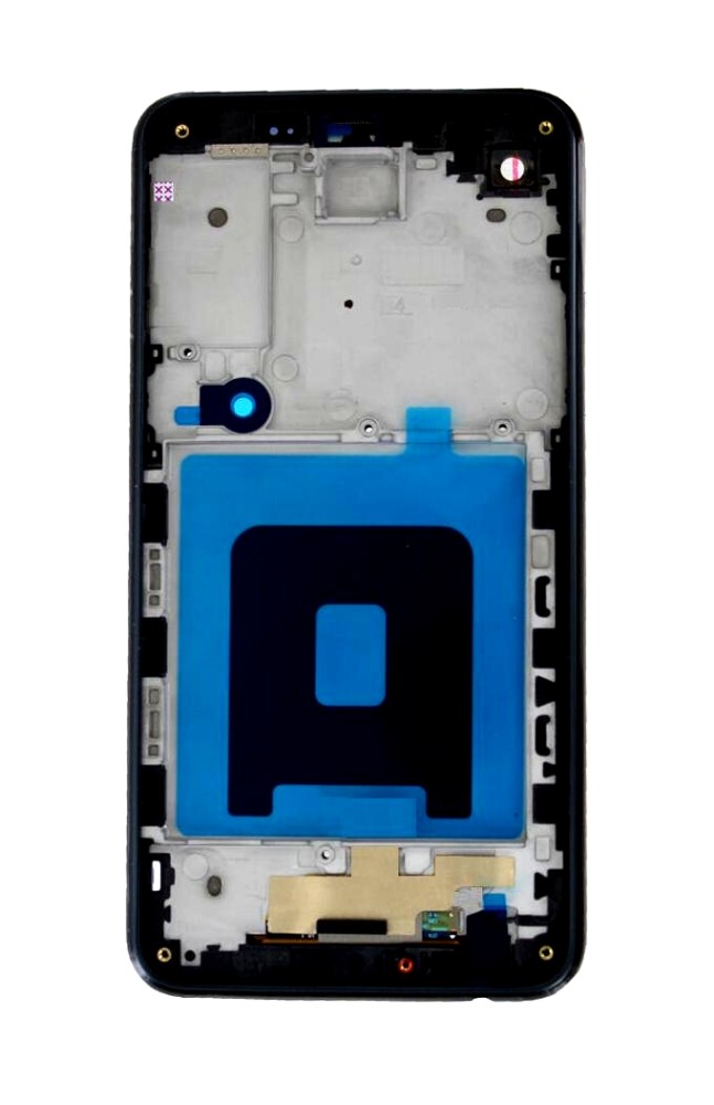 LCD Frame Middle Chassis for LG X Screen - Black by Maxbhi.com