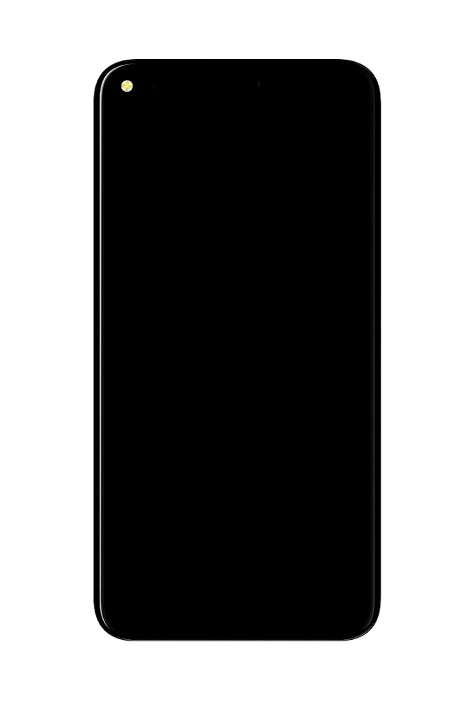 LCD Frame Middle Chassis for Lava Z70 - Black by Maxbhi.com