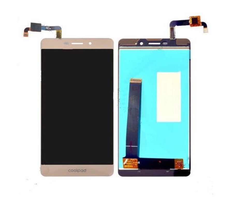 LCD with Touch Screen for Coolpad Mega 3 - Gold by Maxbhi.com