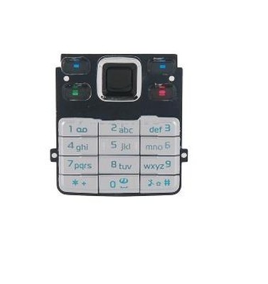 Keypad For Nokia 6300 - Silver - Maxbhi.com