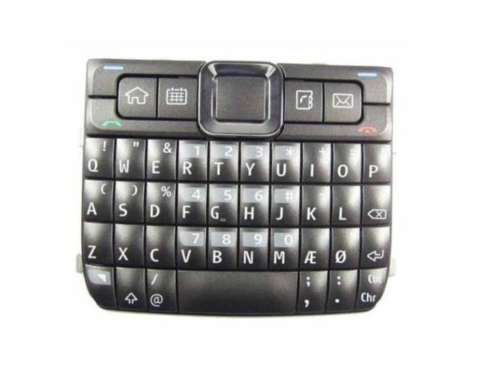 Keypad For Nokia E71 - Grey - Maxbhi.com