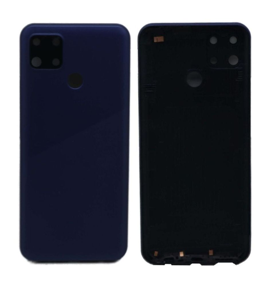 Back Panel Cover for Realme C15 - Blue - Maxbhi.com