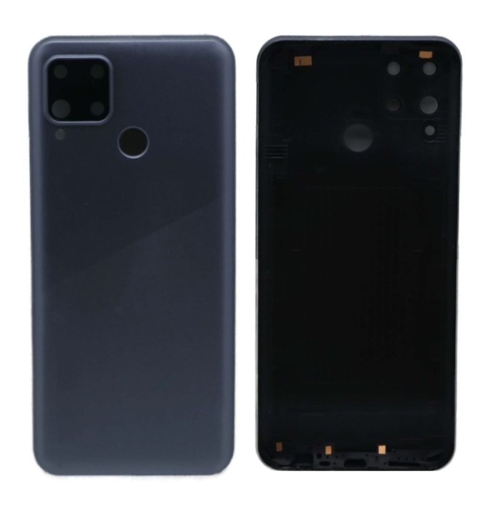 Back Panel Cover for Realme C15 - Silver - Maxbhi.com