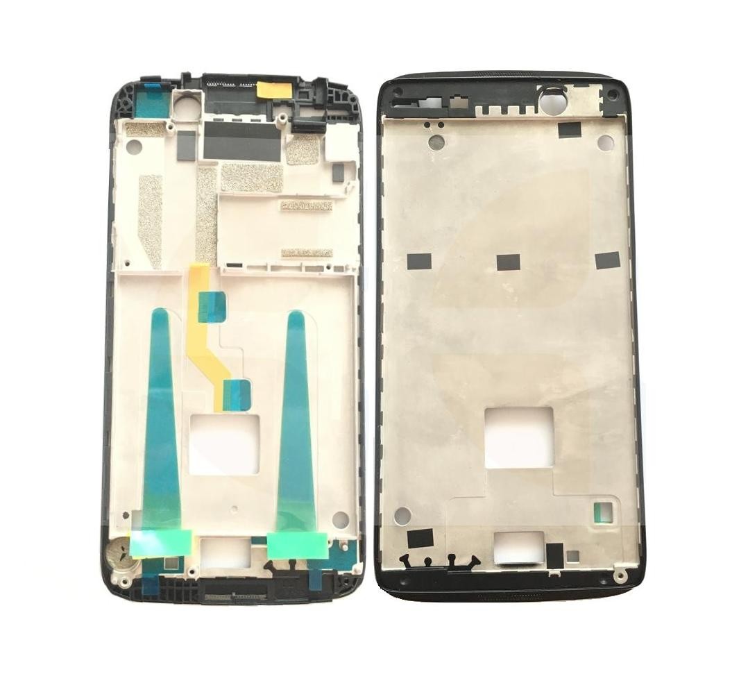LCD Frame Middle Chassis for Alcatel Idol 3 - 4.7 - White by Maxbhi.com