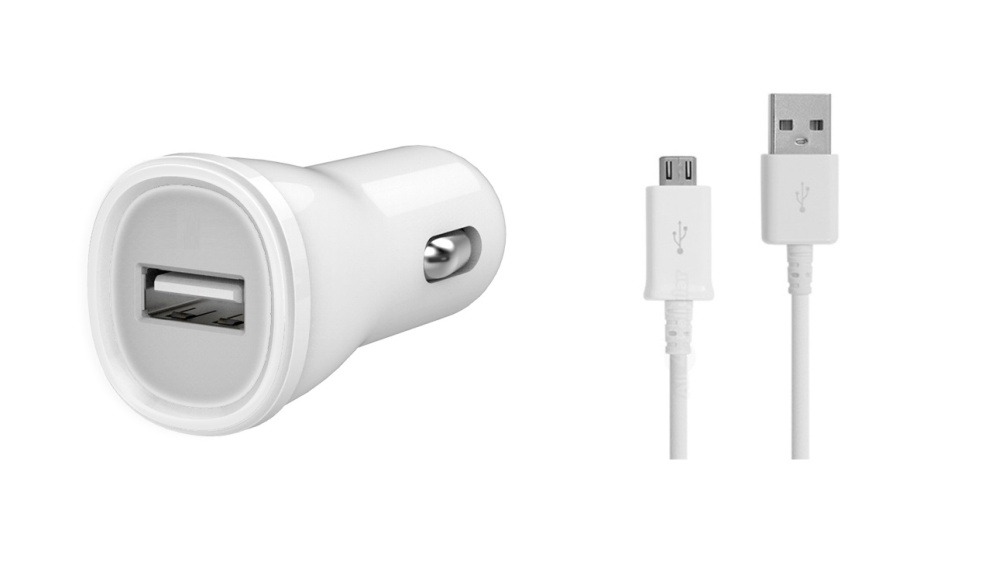 Car Charger for Apple iPhone 6 Plus with USB Cable Maxbhi