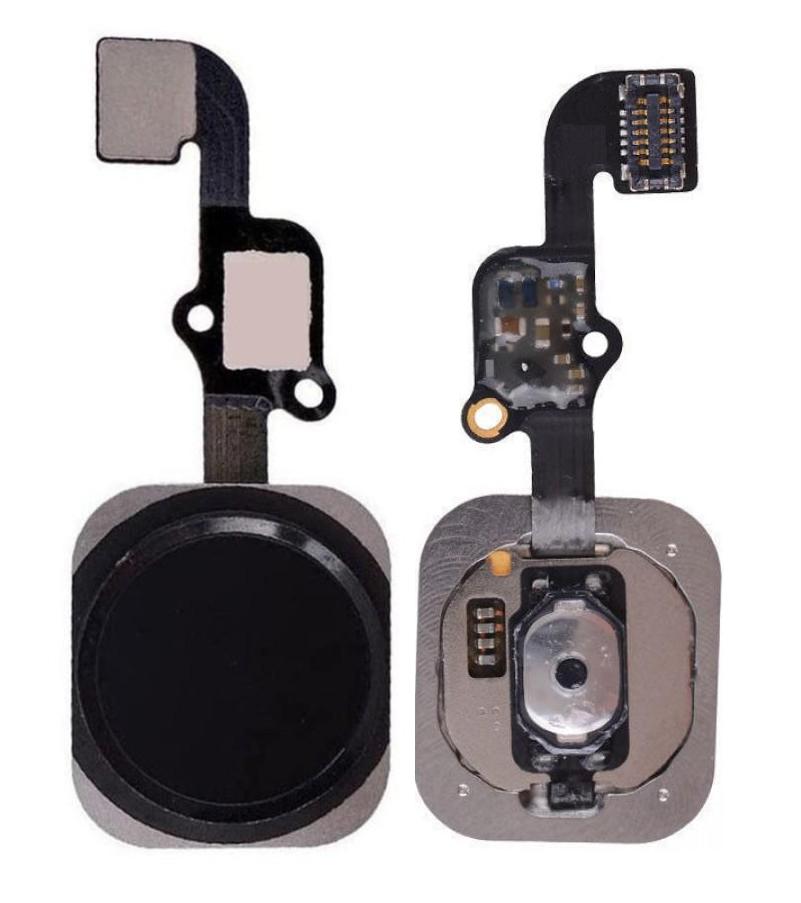 Home Button Complete for Apple iPhone 6 Plus Black by Maxbhi.com