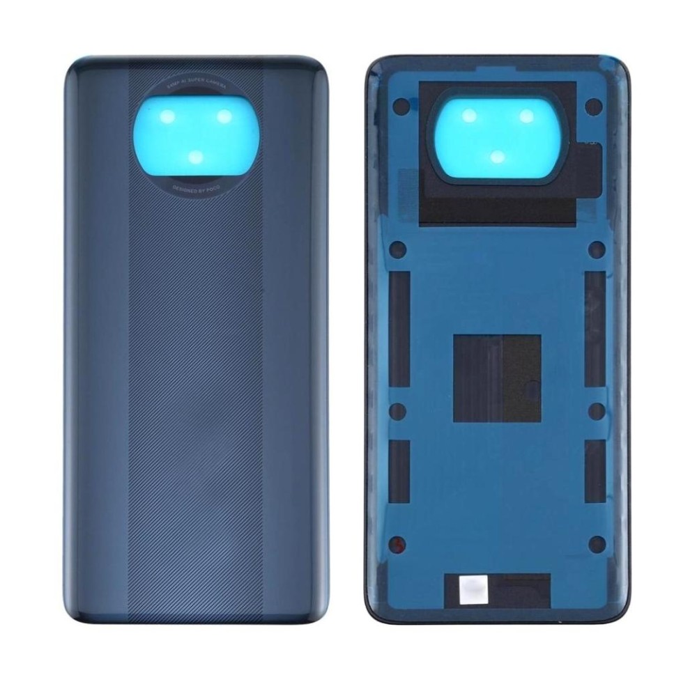 Back Panel Cover for Xiaomi Poco X3 - Grey - Maxbhi.com