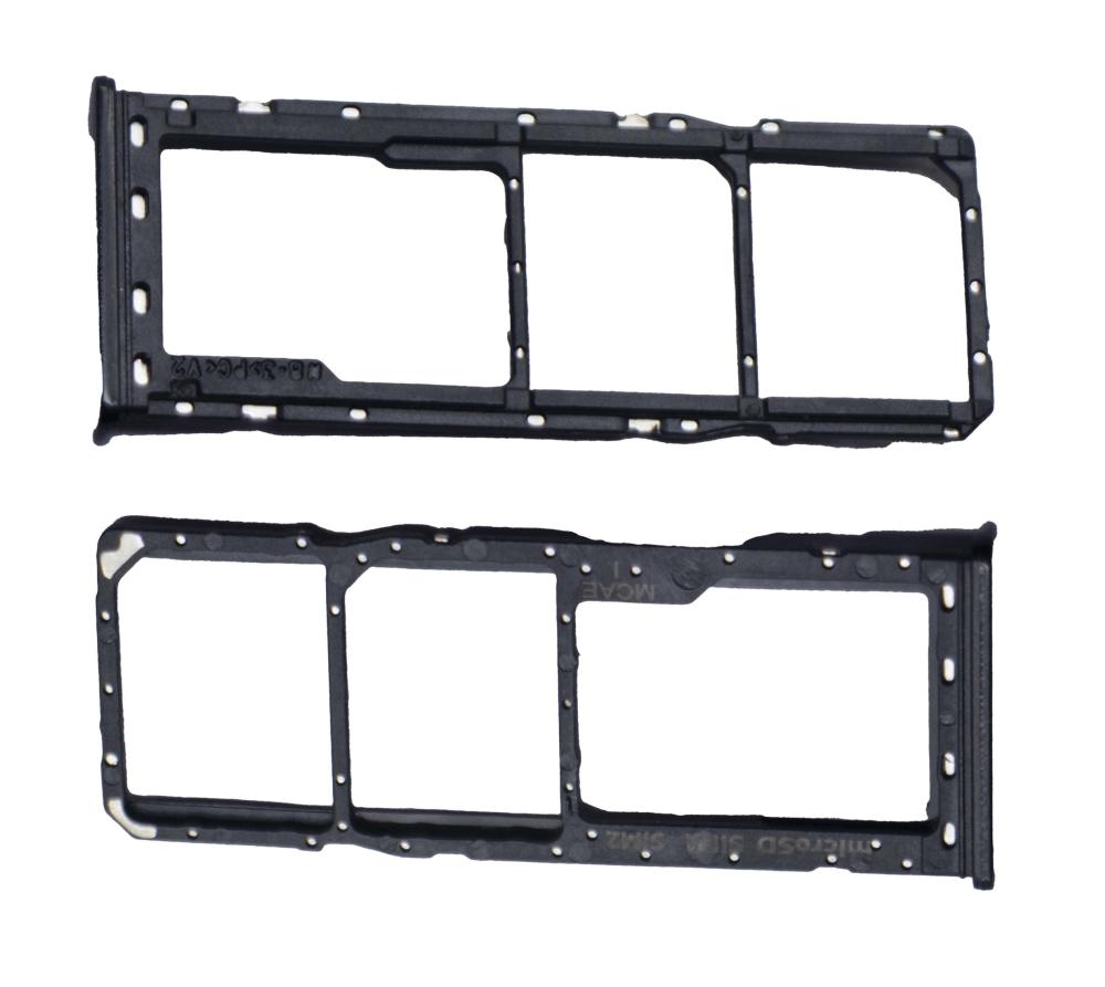 SIM Card Holder Tray for Samsung Galaxy F41 - Black - Maxbhi.com