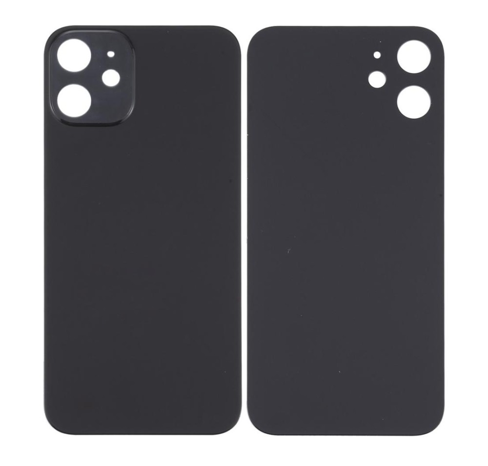 Back Panel Cover for Apple iPhone 12 - Black - Maxbhi.com