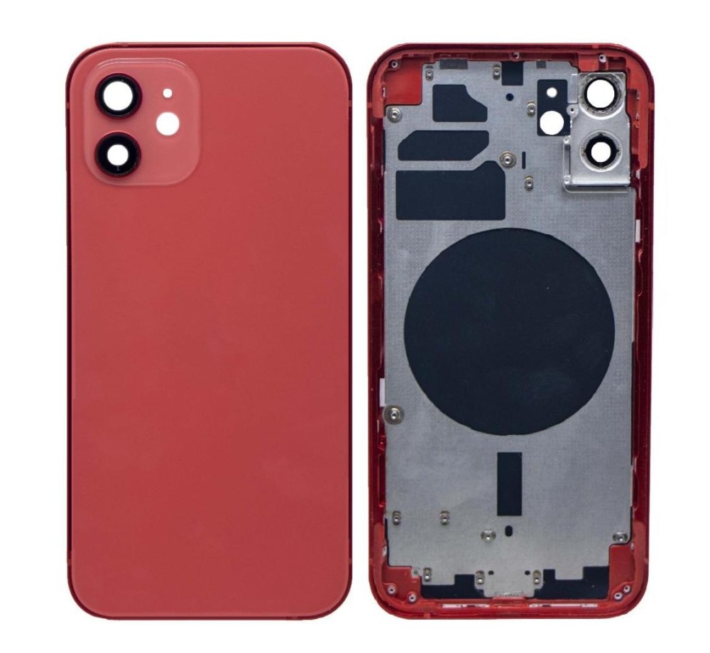 Full Body Housing for Apple iPhone 12 - Red - Maxbhi.com