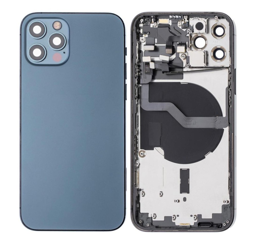 Full Body Housing for Apple iPhone 12 Pro - Blue - Maxbhi.com