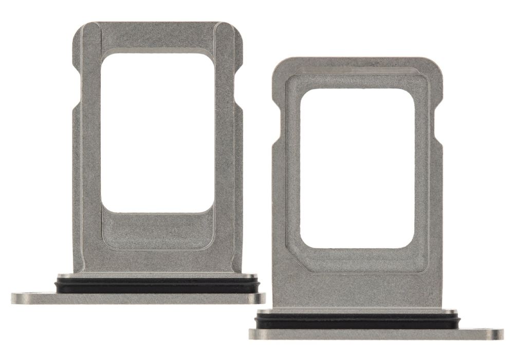 SIM Card Holder Tray for Apple iPhone 12 Pro Max - Silver - Maxbhi.com