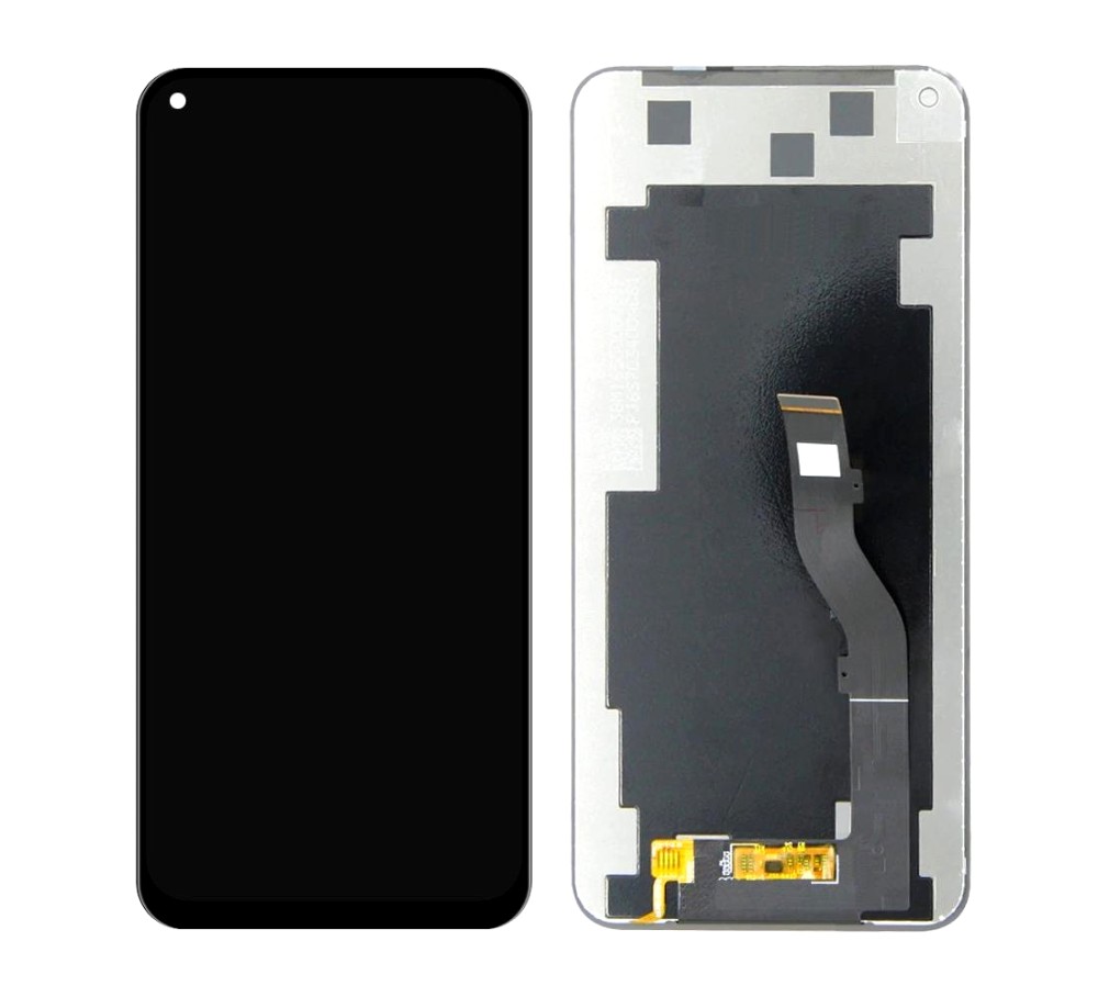 LCD with Touch Screen for TCL 10L - Blue by Maxbhi.com