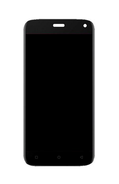 LCD with Touch Screen for BLU J5L - Black by Maxbhi.com