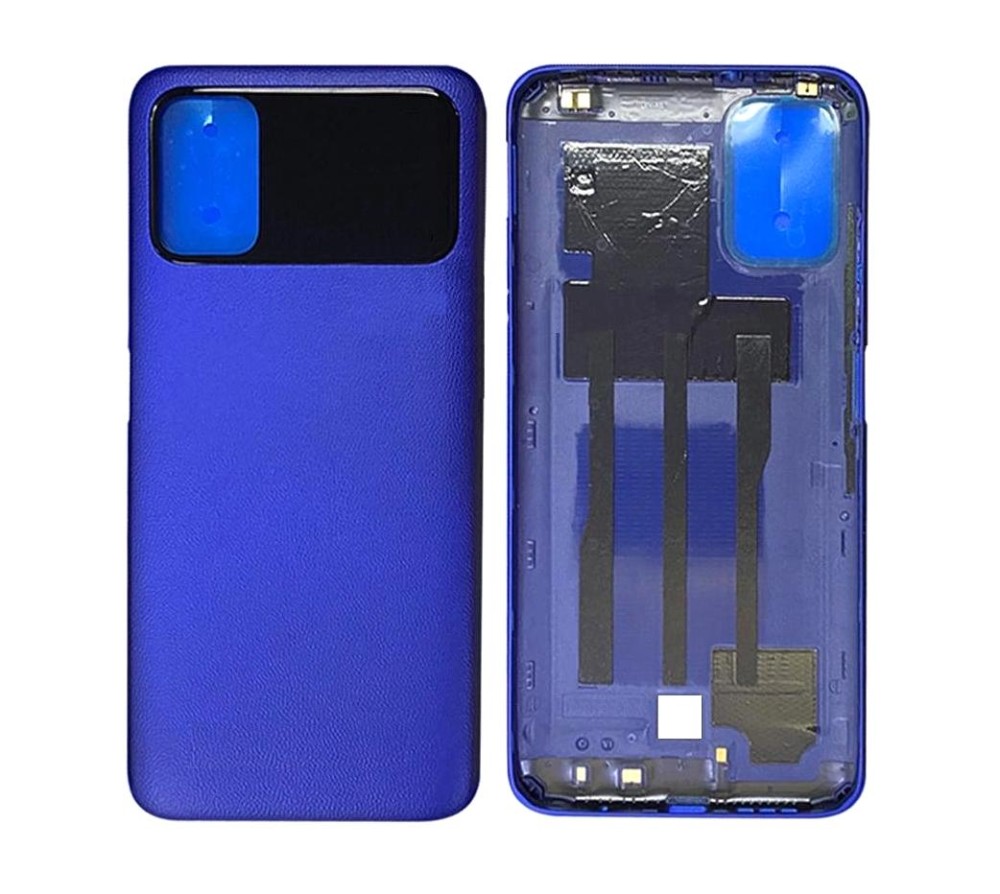 Back Panel Cover for Xiaomi Poco M3 - Blue - Maxbhi.com