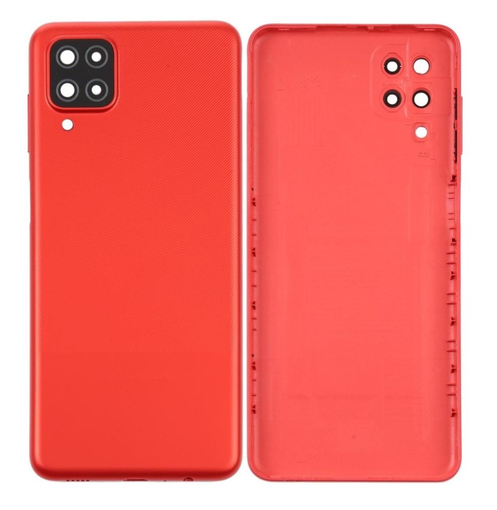 Back Panel Cover for Samsung Galaxy A12 - Red - Maxbhi.com