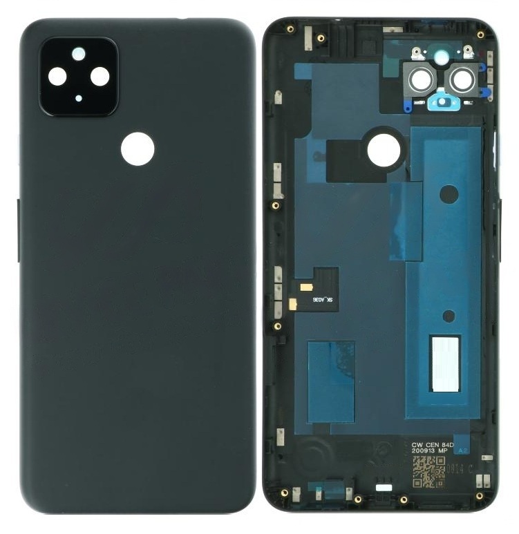 Back Panel Cover for Google Pixel 4A 5G - Black - Maxbhi.com