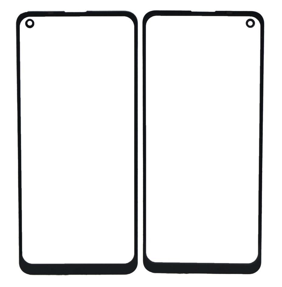 Replacement Front Glass for LG W41 - Black by Maxbhi.com