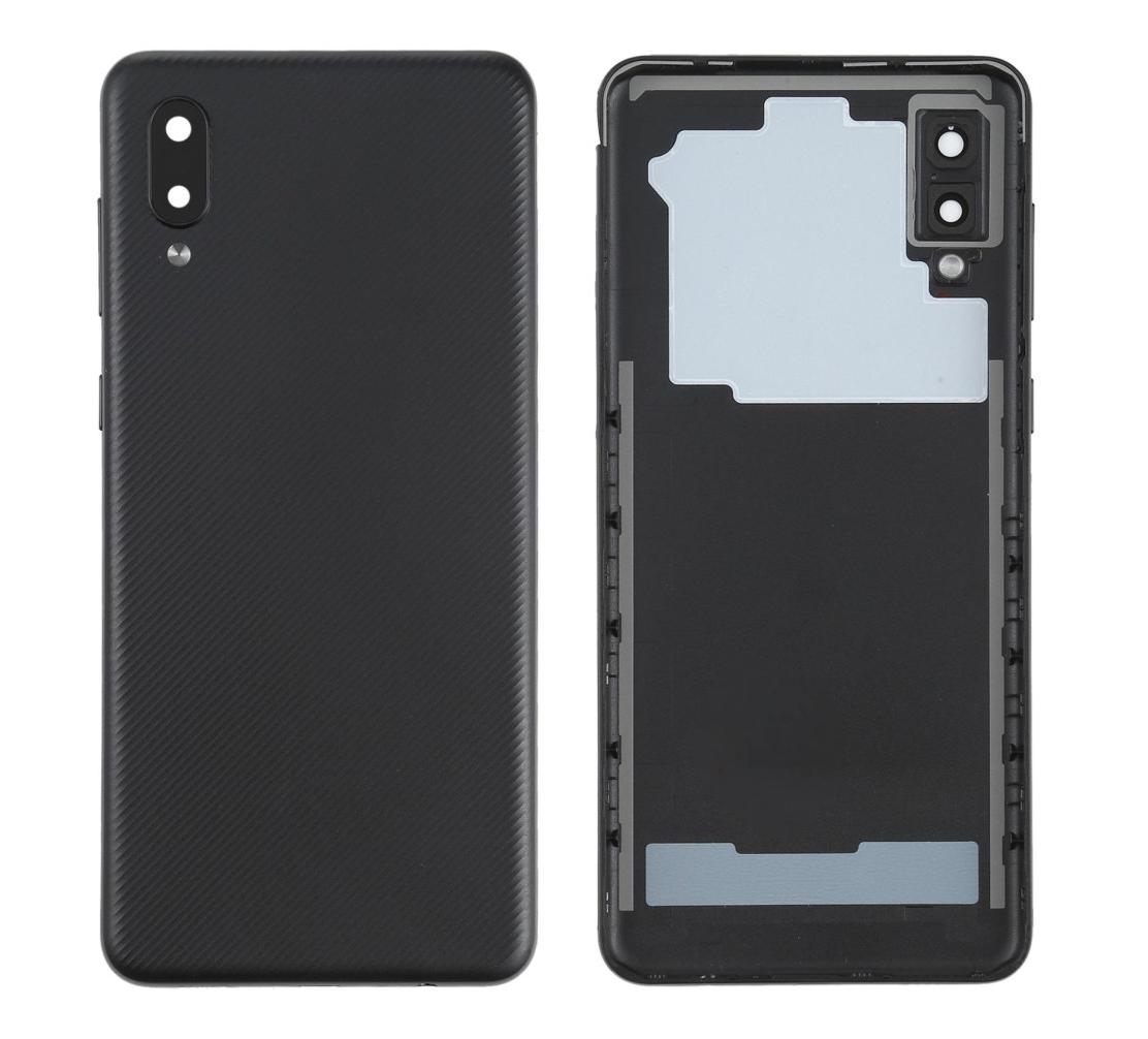 Back Panel Cover for Samsung Galaxy A02 - Black - Maxbhi.com