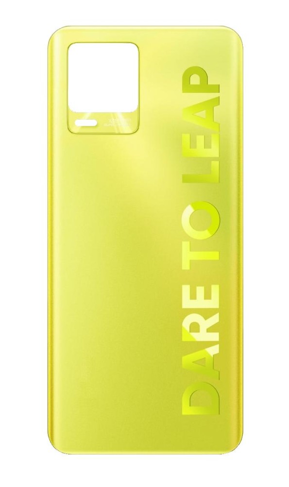 Back Panel Cover for Realme 8 Pro - Yellow - Maxbhi.com
