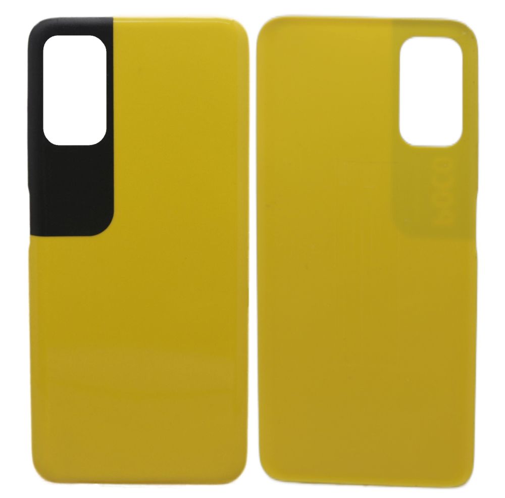 Back Panel Cover for Xiaomi Poco M3 Pro 5G - Yellow - Maxbhi.com