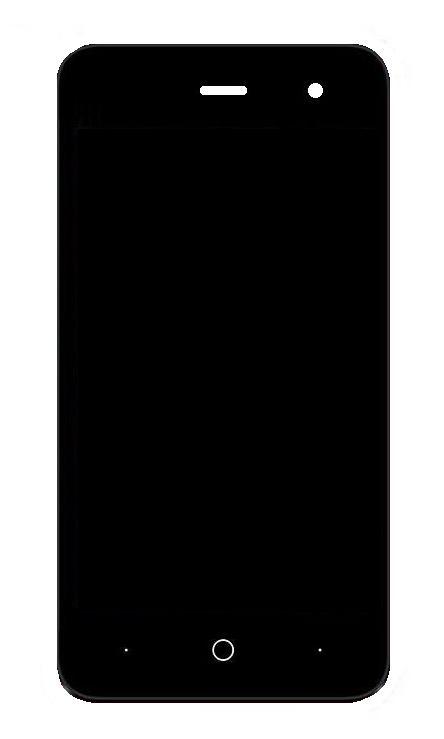 LCD with Touch Screen for BLU A5L - Black by Maxbhi.com