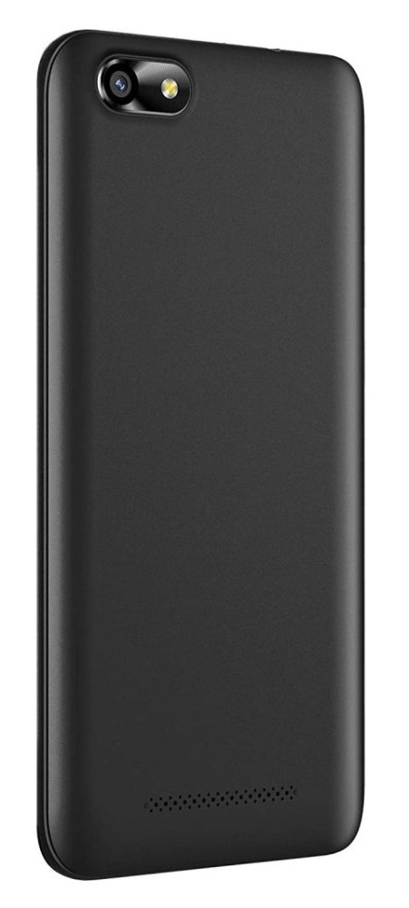 Back Panel Cover for Intex Indie 22 - Black - Maxbhi.com