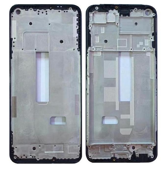LCD Frame Middle Chassis for Realme Narzo 30 5G - Silver by Maxbhi.com