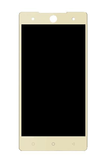 LCD with Touch Screen for Tecno Camon C7 - Gold by Maxbhi.com